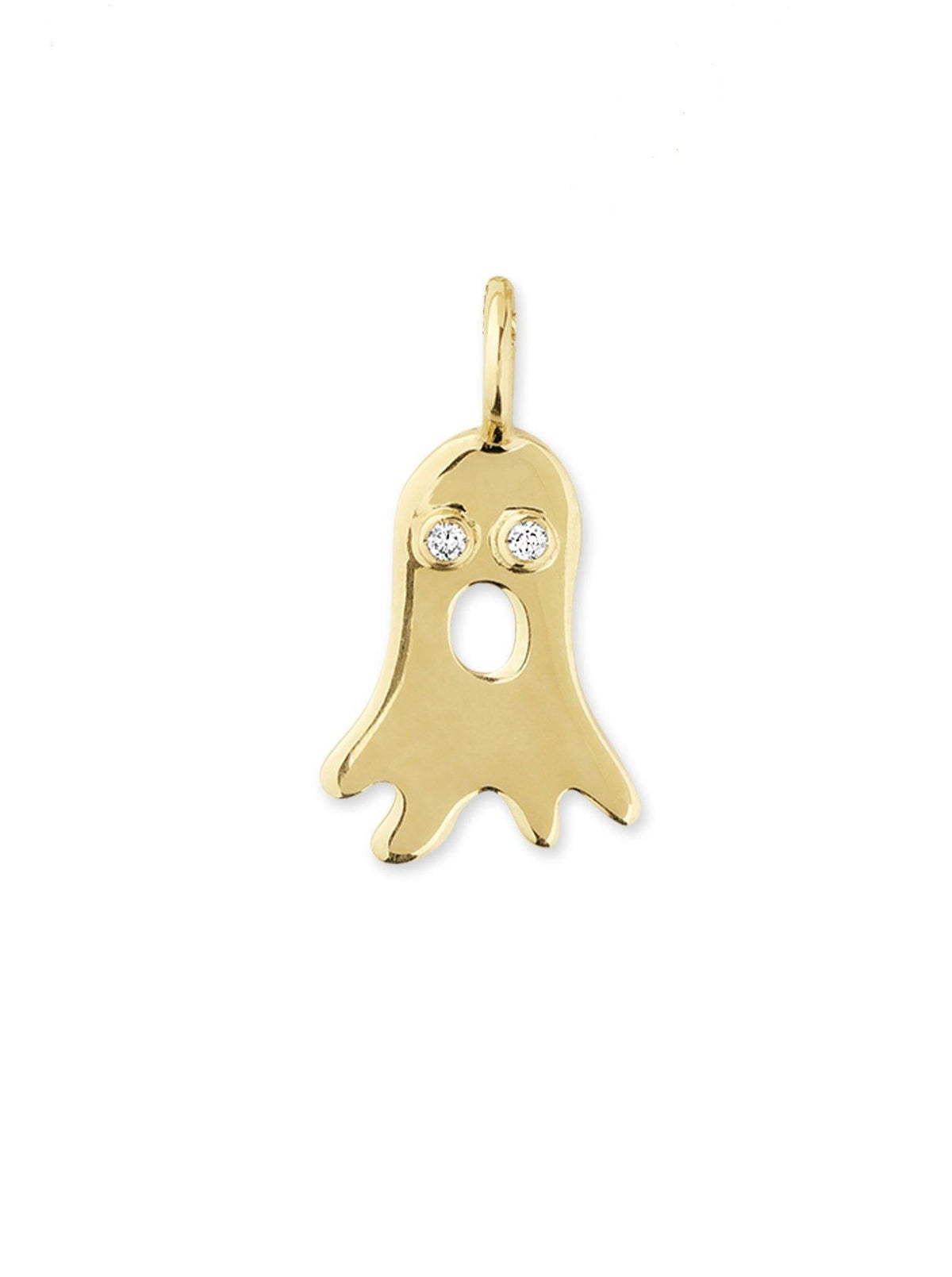 BOO Pendant in 18-karat gold with 2 sparkling diamonds - Exclusive fine ...